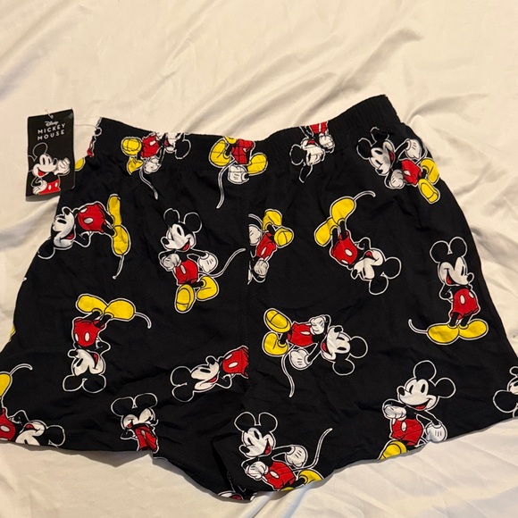 Disney | Shorts | Disney Mickey Mouse Black And Red Shorts | Poshmark
